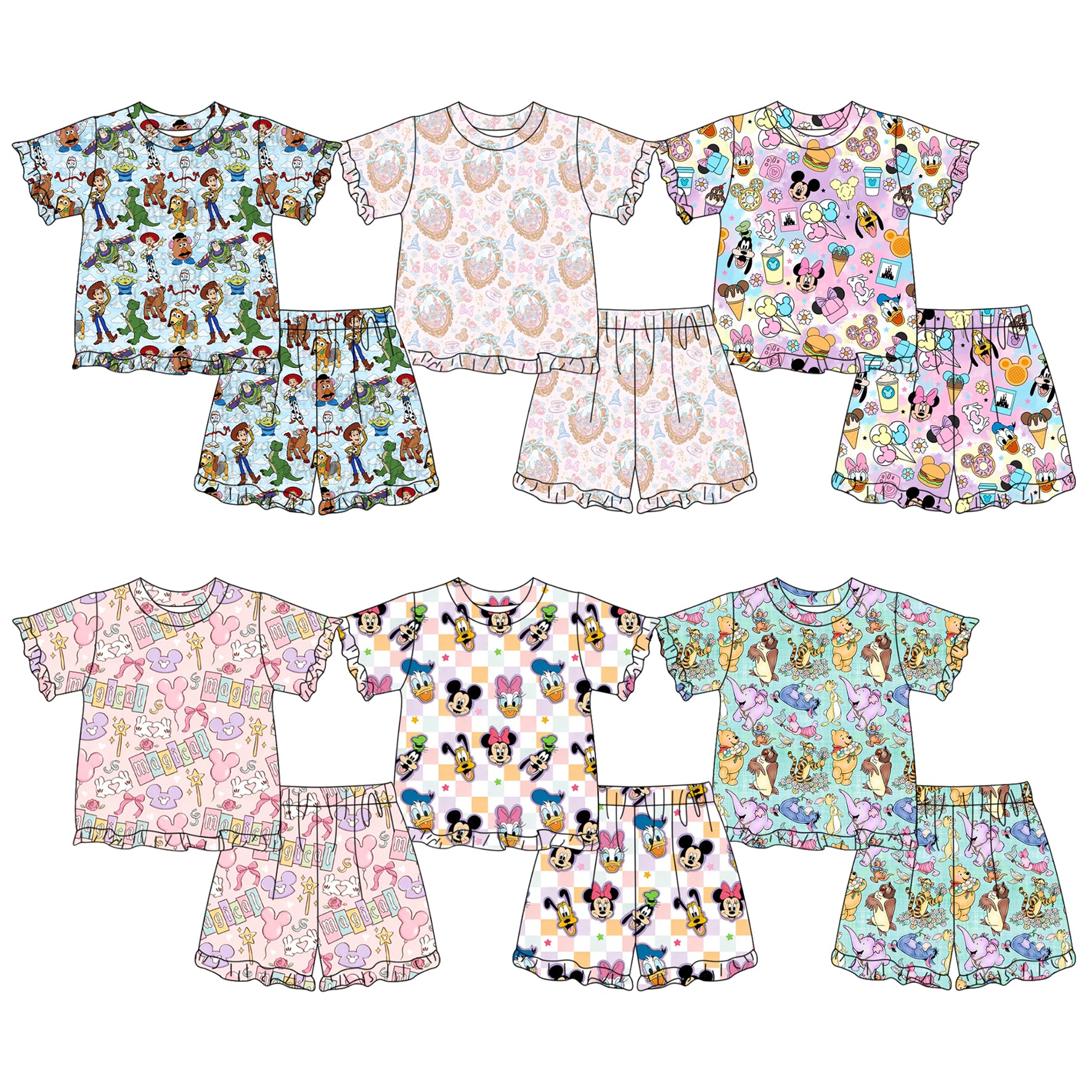 Custom moq 5 mix size milk silk baby girl clothes Summer clothes cute ...